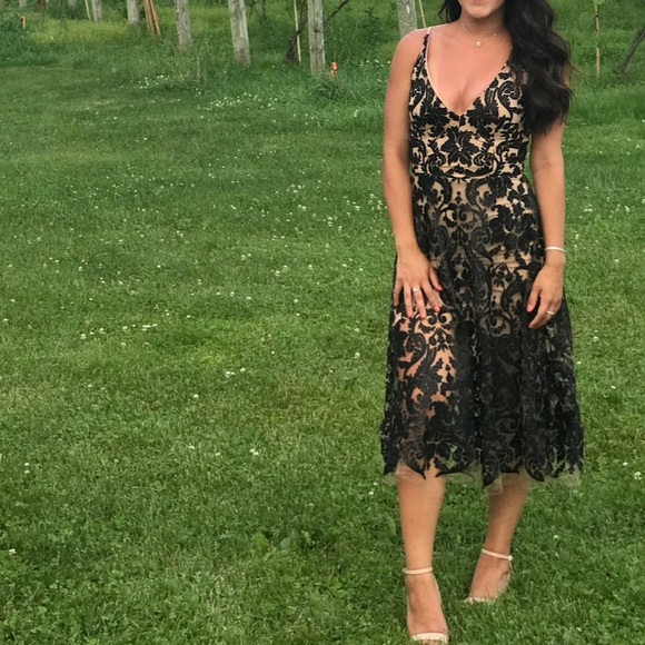 Dress the Population | Dresses | Dress The Population Black And Gold ...